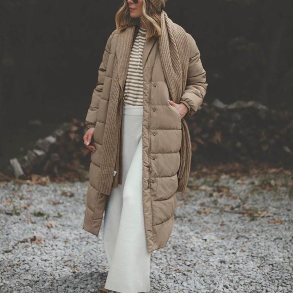 Stylenanda | Jackets & Coats | Stylenanda Hooded Long Puffer Beige ...